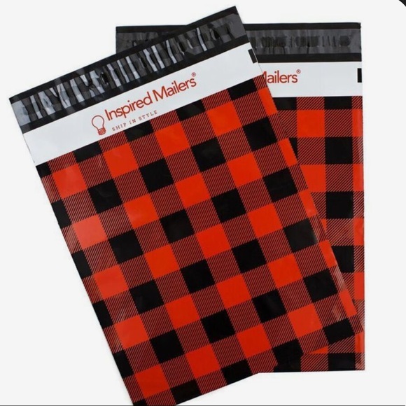 @jodes.co.xo | Office | Sale Buffalo Plaid Poly Mailers | Poshmark
